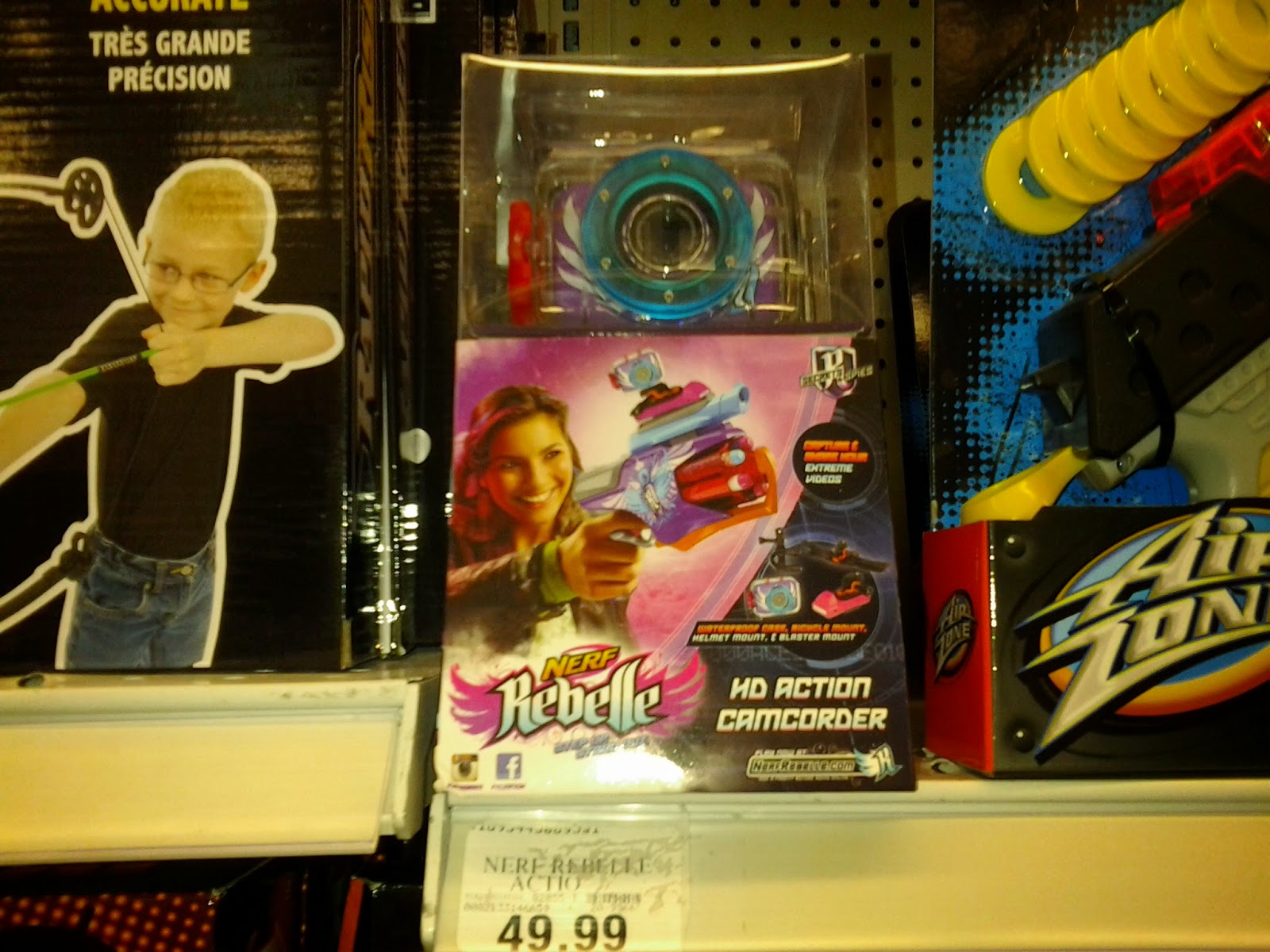 Nerf rebelle action camera - coverspikol