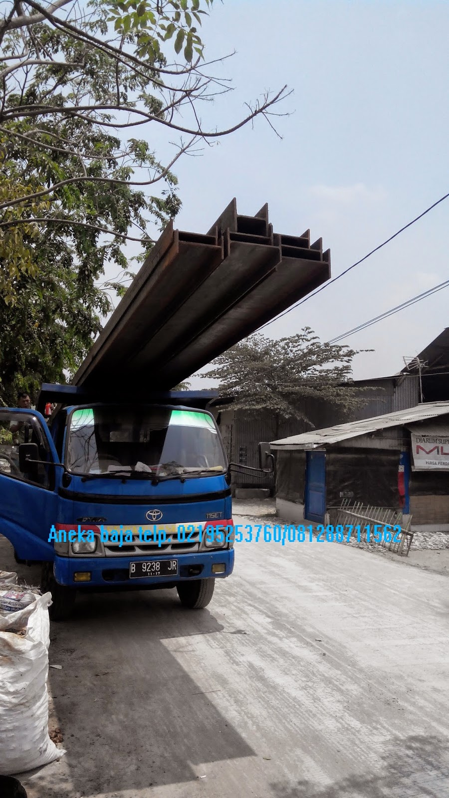 ukuran dan tabel berat besi baja: ukuran dan berat iwf
