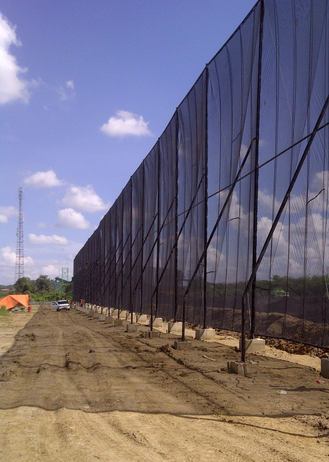 Dustnet Indonesia: Dust Net coal stocpile