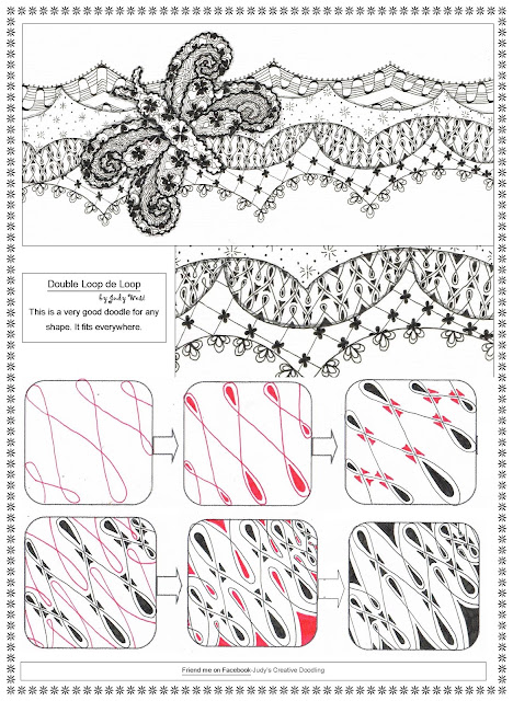 Creative Doodling with Judy West: Double Loop De Loop
