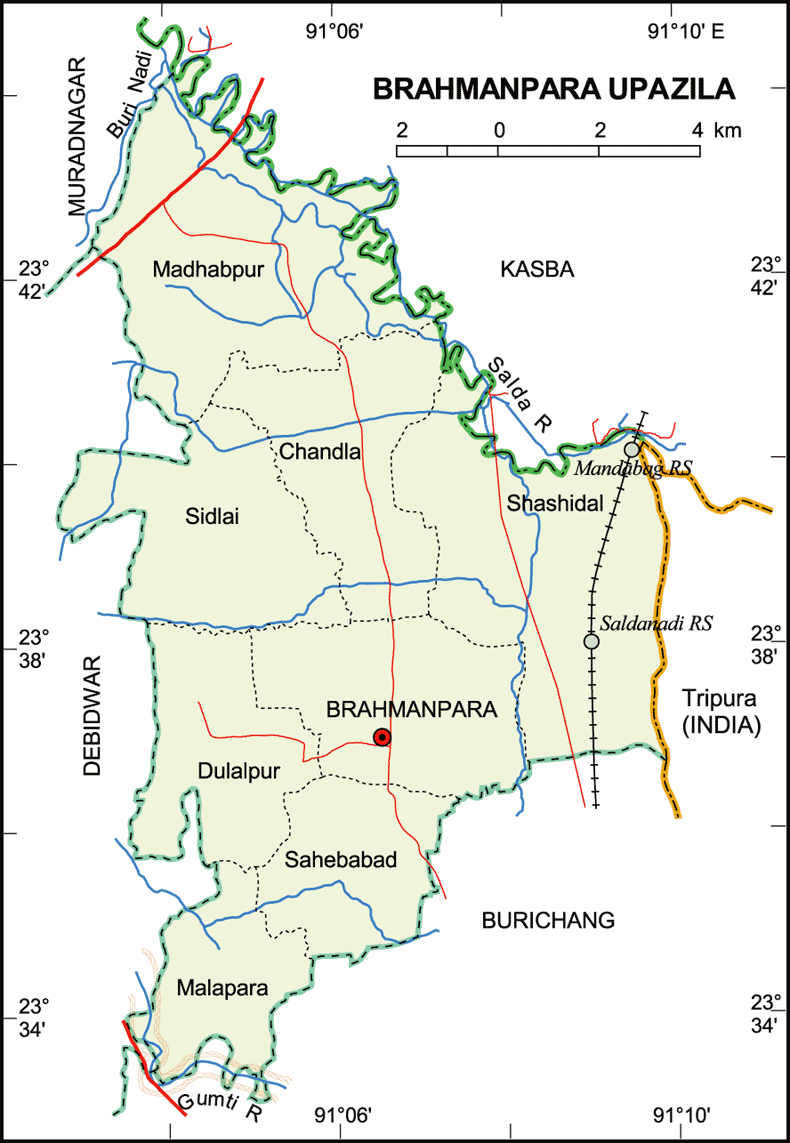 Mouza & Land Use Maps of Brahmanpara Upazila, Comilla, Bangladesh ...