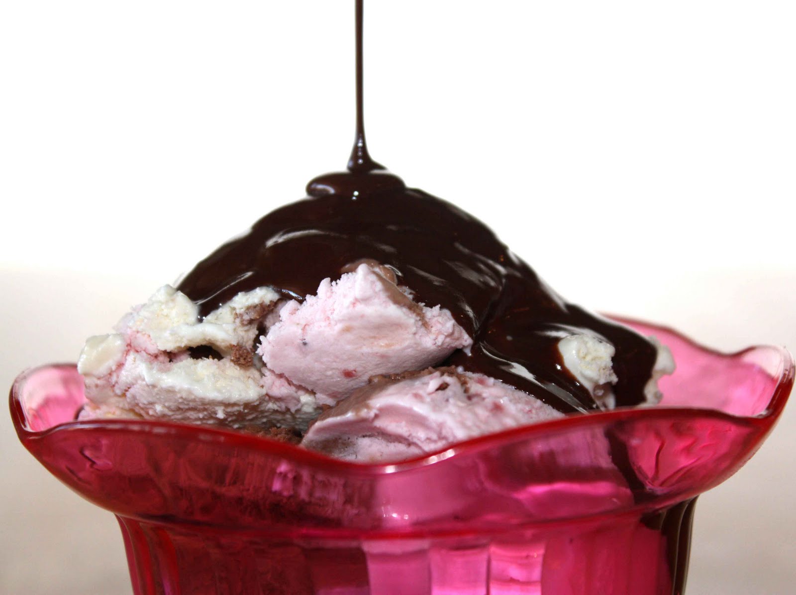 Gourmet Mom on-the-Go: Raspberry Chocolate Magic Shell