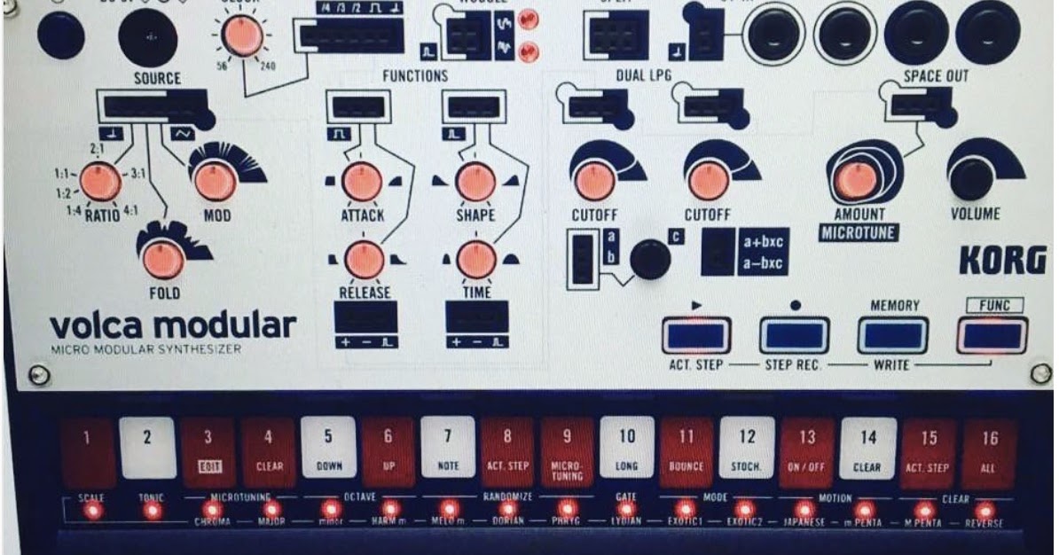 MATRIXSYNTH: NAMM Leaks: New KORG Volca Modular & Volca Drum