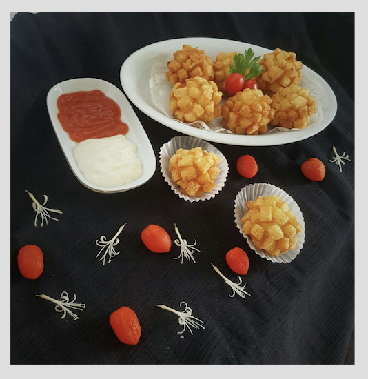 Indonesian Medan Food: Bola Udang Balut Roti