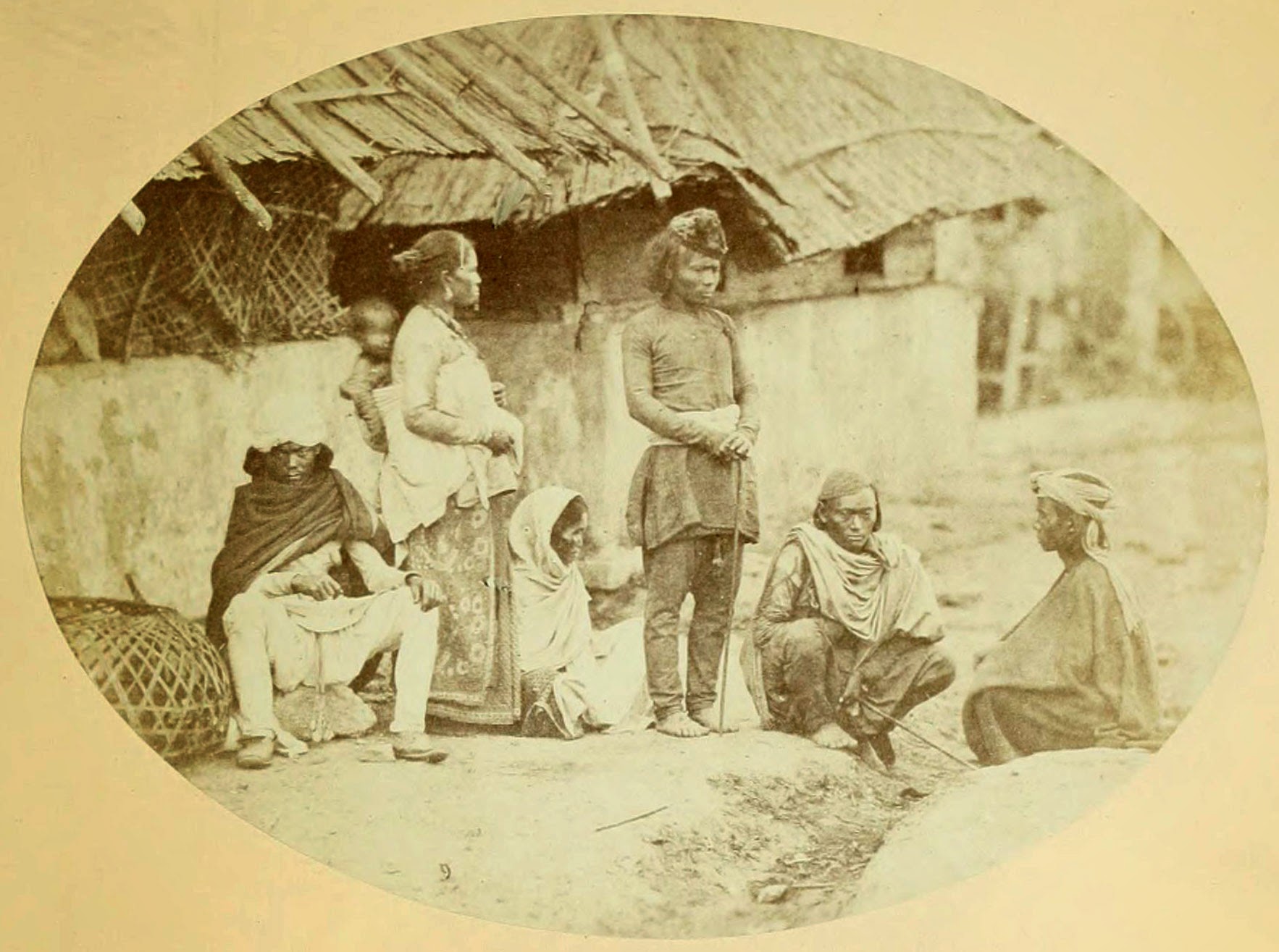 Sunwar, (Sub-Himalayan Origin) - Nepal, c1860's - Old Indian Photos
