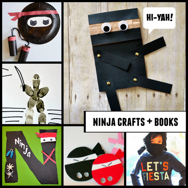 Preschool Ninja Crafts and Books | Pink Stripey Socks
