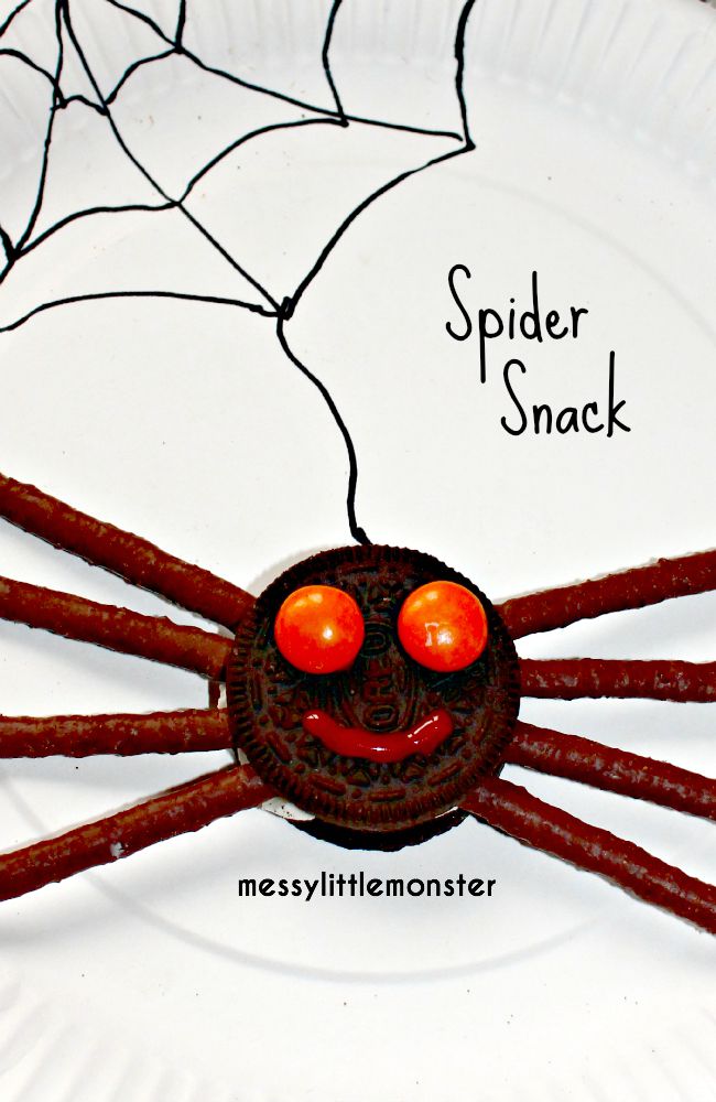 Incy Wincy Spider Snack - Messy Little Monster