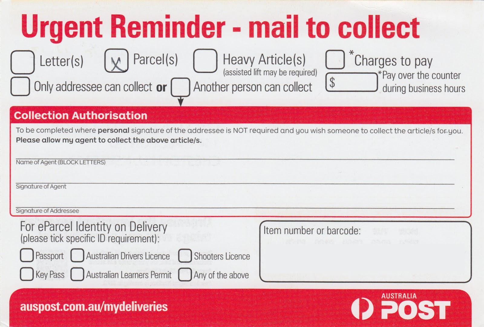 technorantia: Yet another reason I can't stand Australia Post