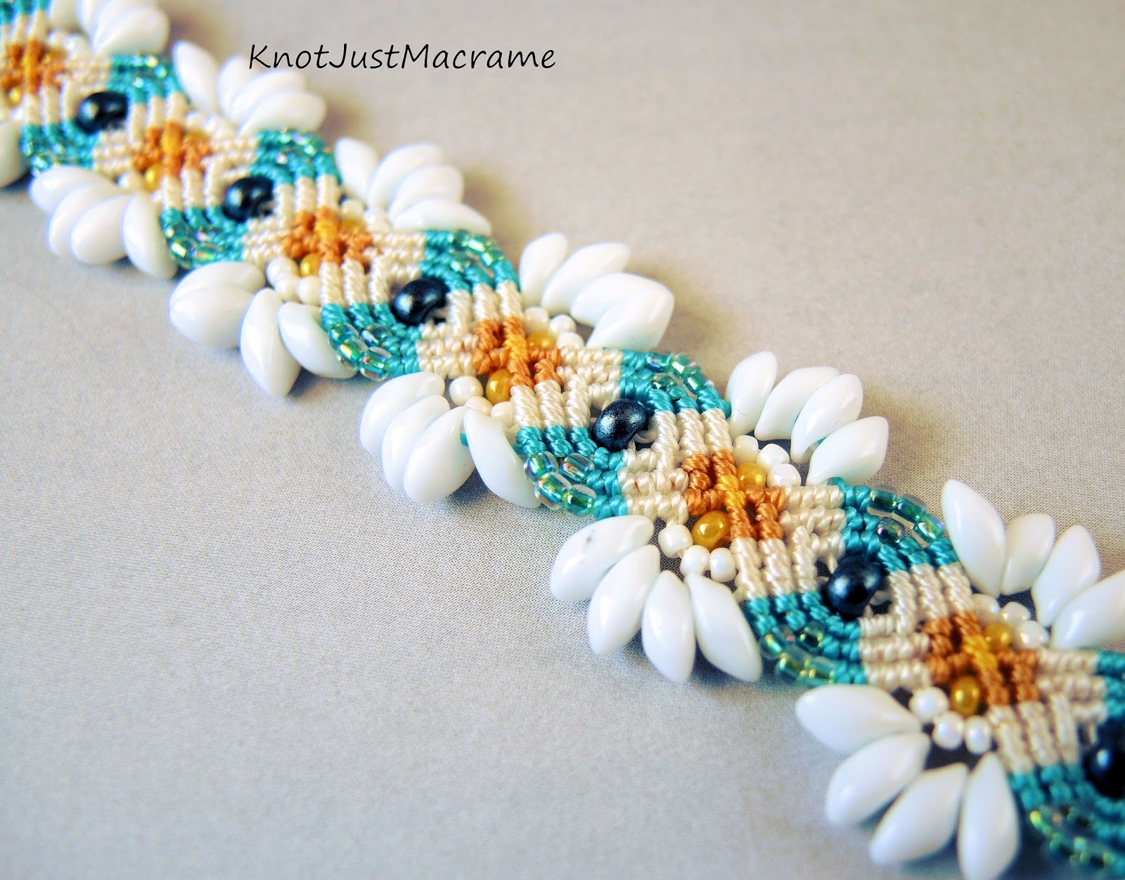 Knot Just Macrame by Sherri Stokey: Daisies in Micro Macrame: A Color ...
