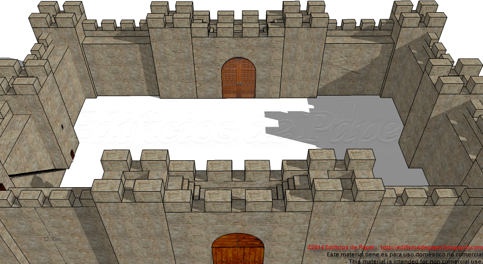 Modelo 1455: Muralla Medieval IV: Puertas y Almenas - Medieval ...