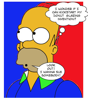 Dear Rich: An Intellectual Property Blog: Kickstarter Homer Simpson