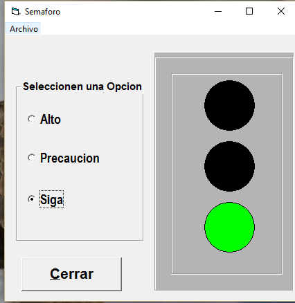 ProgramaciónyMucho+: Como Hacer un Semáforo en Visual Basic 6.0.