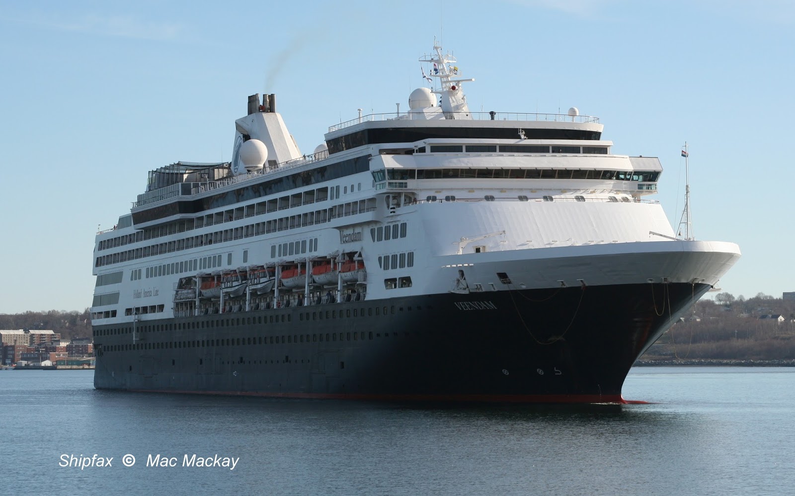 Shipfax: Veendam - first cruise ship and other business as usual