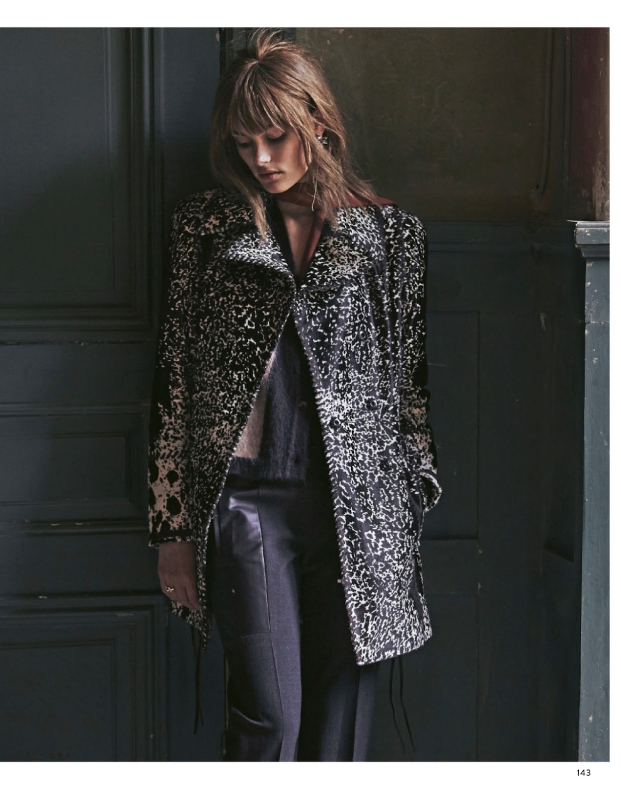 stina olsson by mikael schulz for grazia italia 17th september 2014 ...