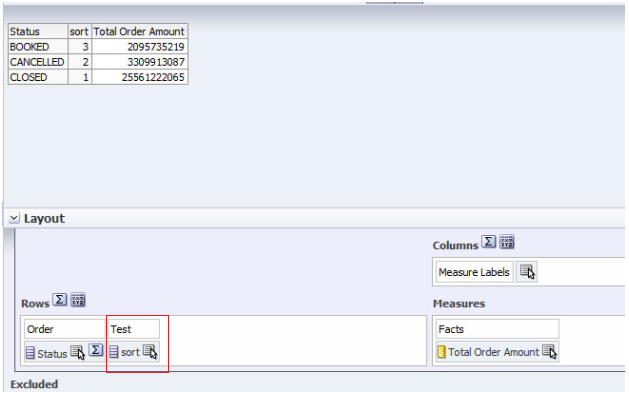 OBIEE Concepts: To Apply Custom Sorting to Column values in Pivot table