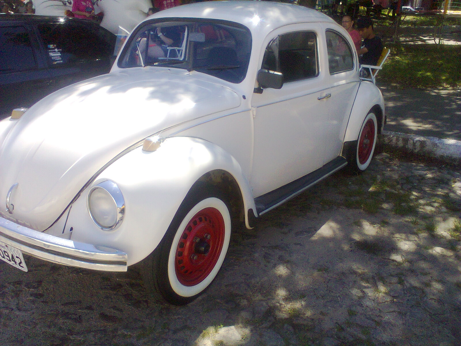 Aircooled Pelotas: Fusca branco FAFA