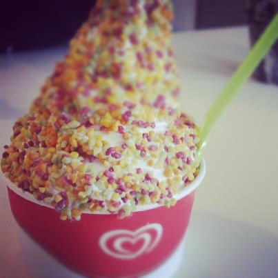 På väg ned: Mjukglass i härliga lass