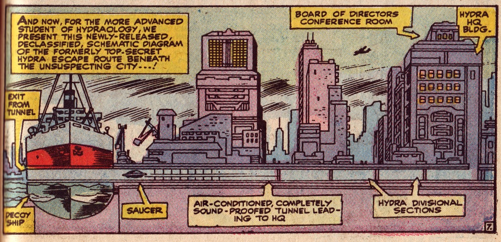 The Dork Review: Secret Headquarter: Hydra Base