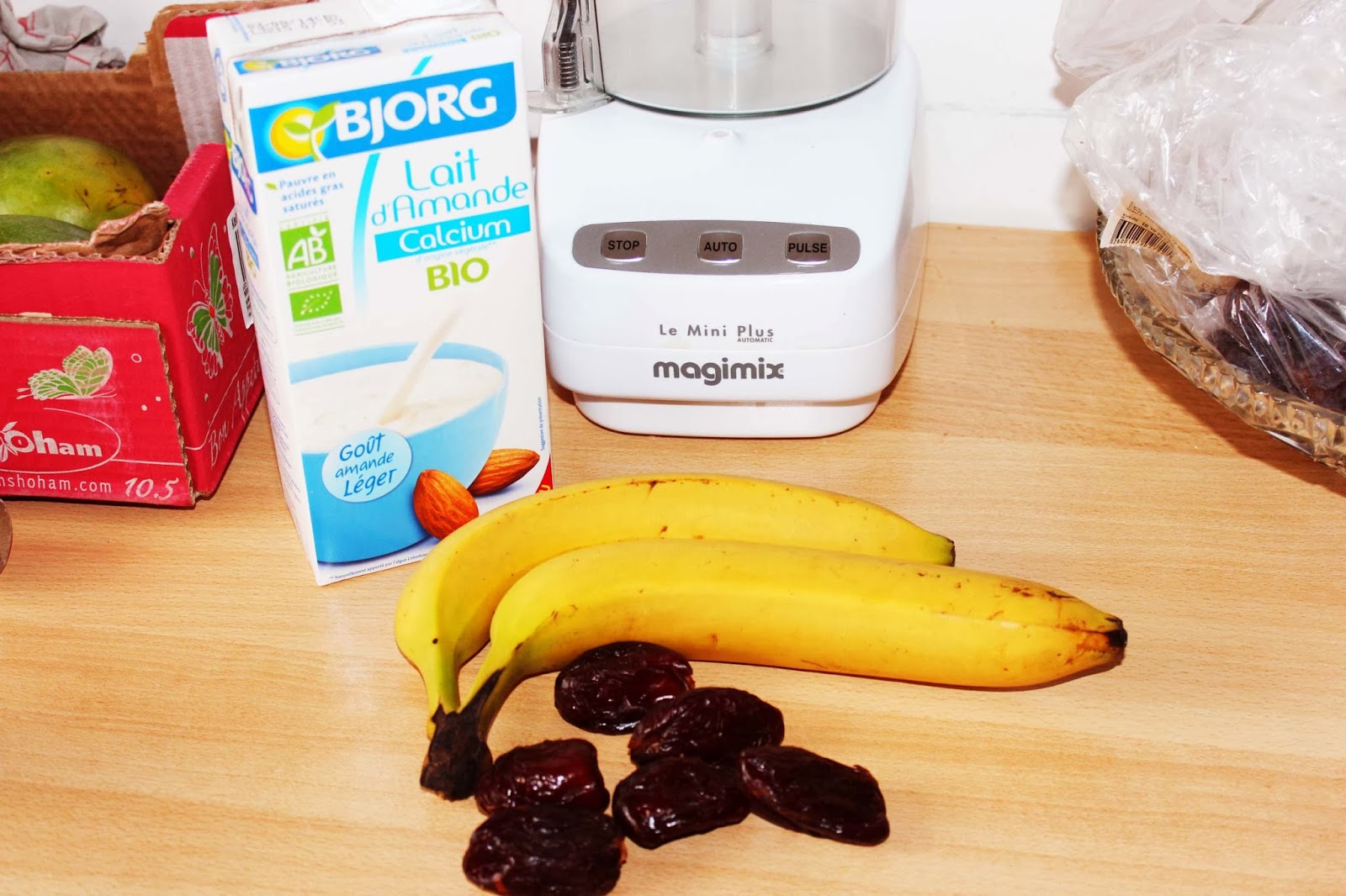 Mes recettes frugivores: Mon smoothie bananes dattes