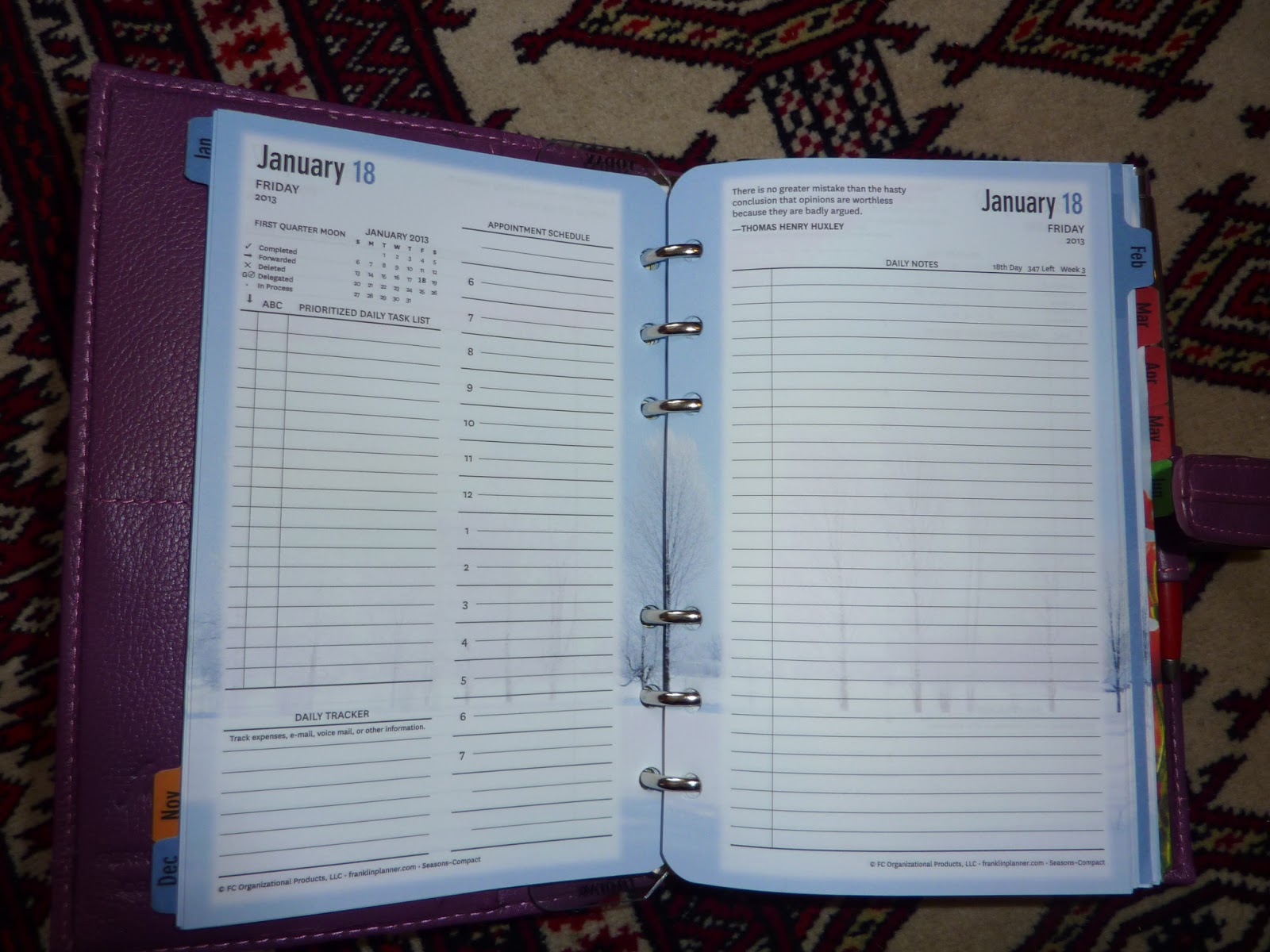 Plannerisms: 2013 Planner tally