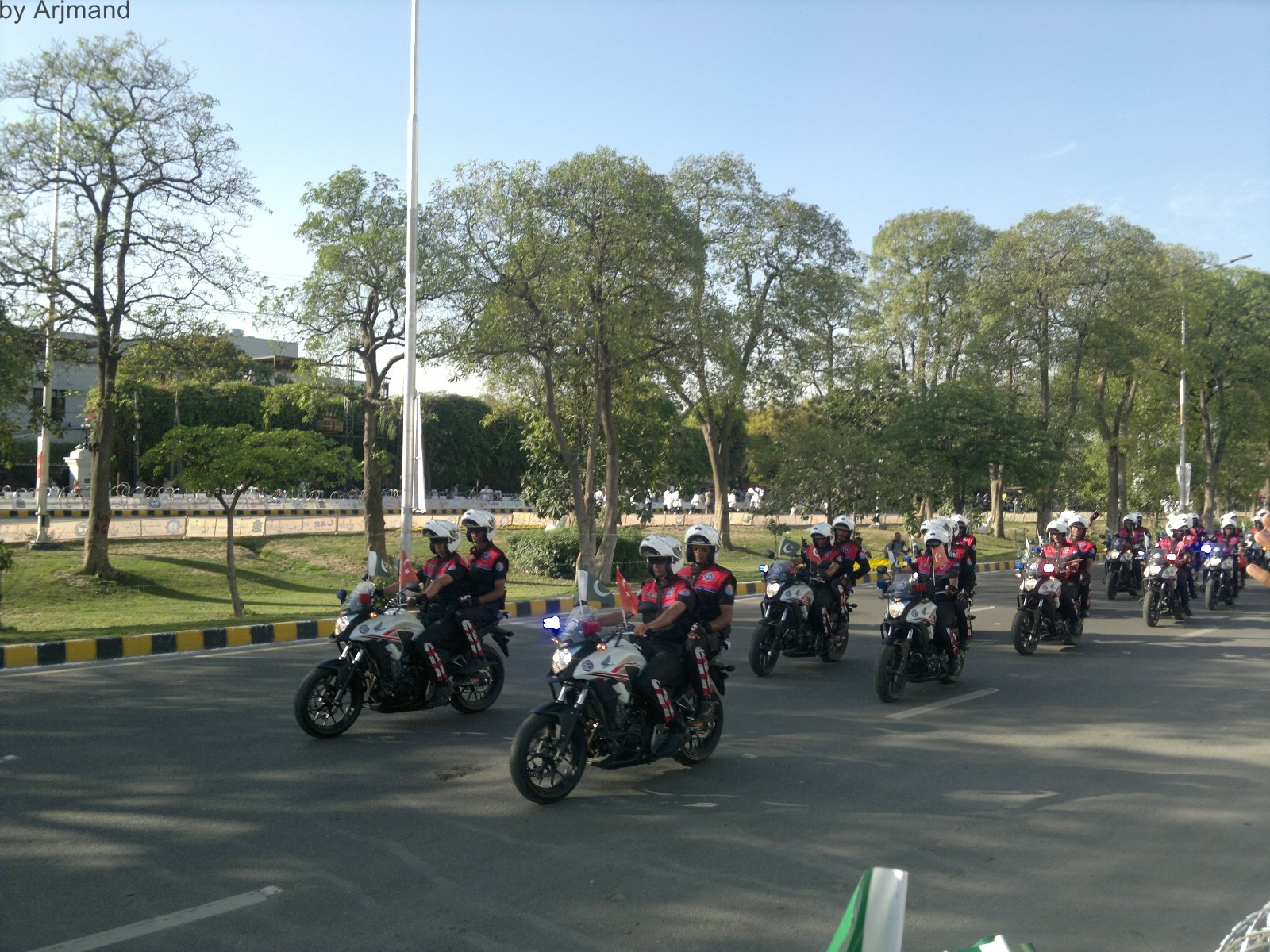 Dolphin Force Fleet on 23rd March Azm-e-Pakistan Prade at Lahore