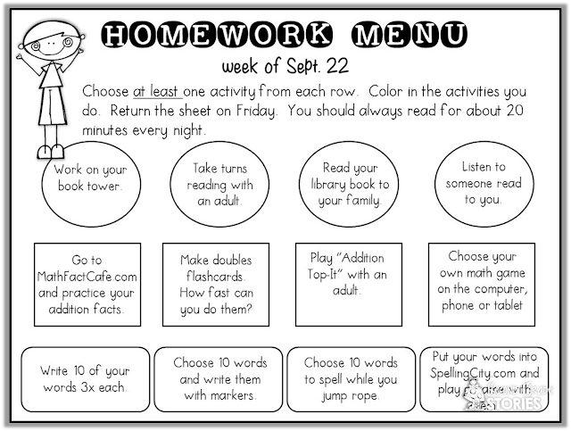 Teacher Talk Tuesday - Homework Happenings - Second Grade Stories