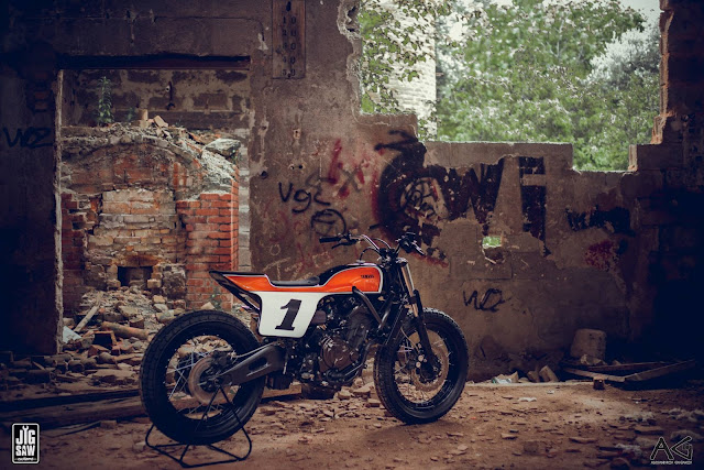 Flat Track Project Jigsaw Custom Motorcycles - RocketGarage - Cafe ...
