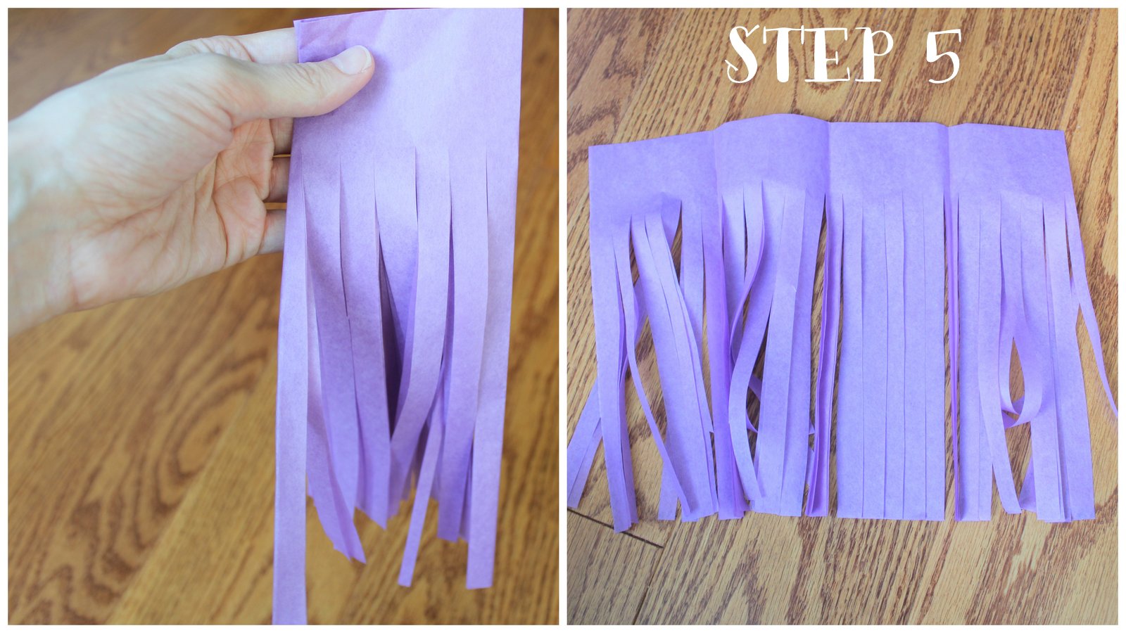 Dream State: DIY Tissue Paper Tassel Garland Photo Backdrop