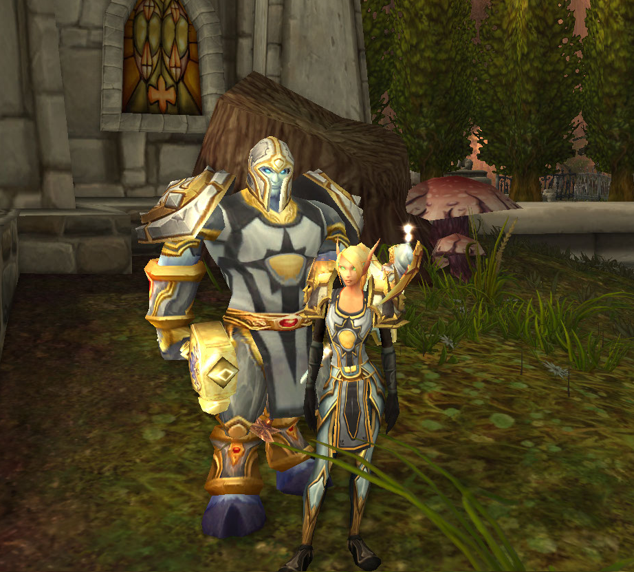 Vault of Light: Priest Tier transmog with a difference.