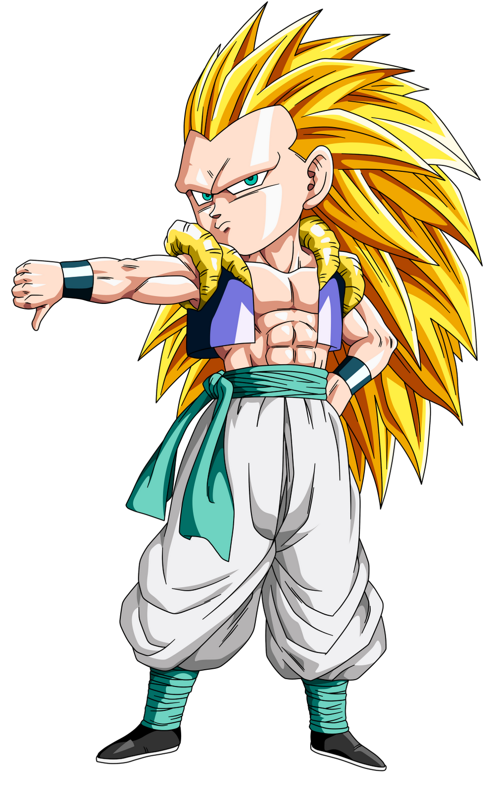 DRAGON BALL Z WALLPAPERS: Gotenks super saiyan 3
