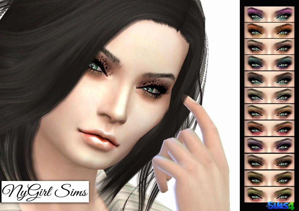NyGirl Sims 4: Ombre Cat Eye Shadow
