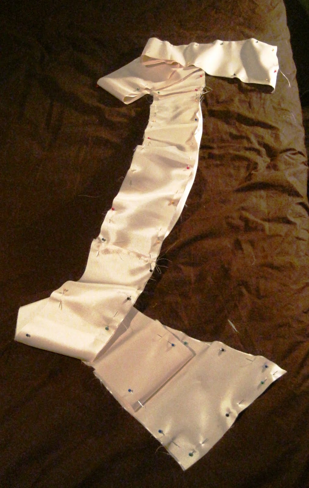 Mama Made It: Ruched Satin Taffeta Sash