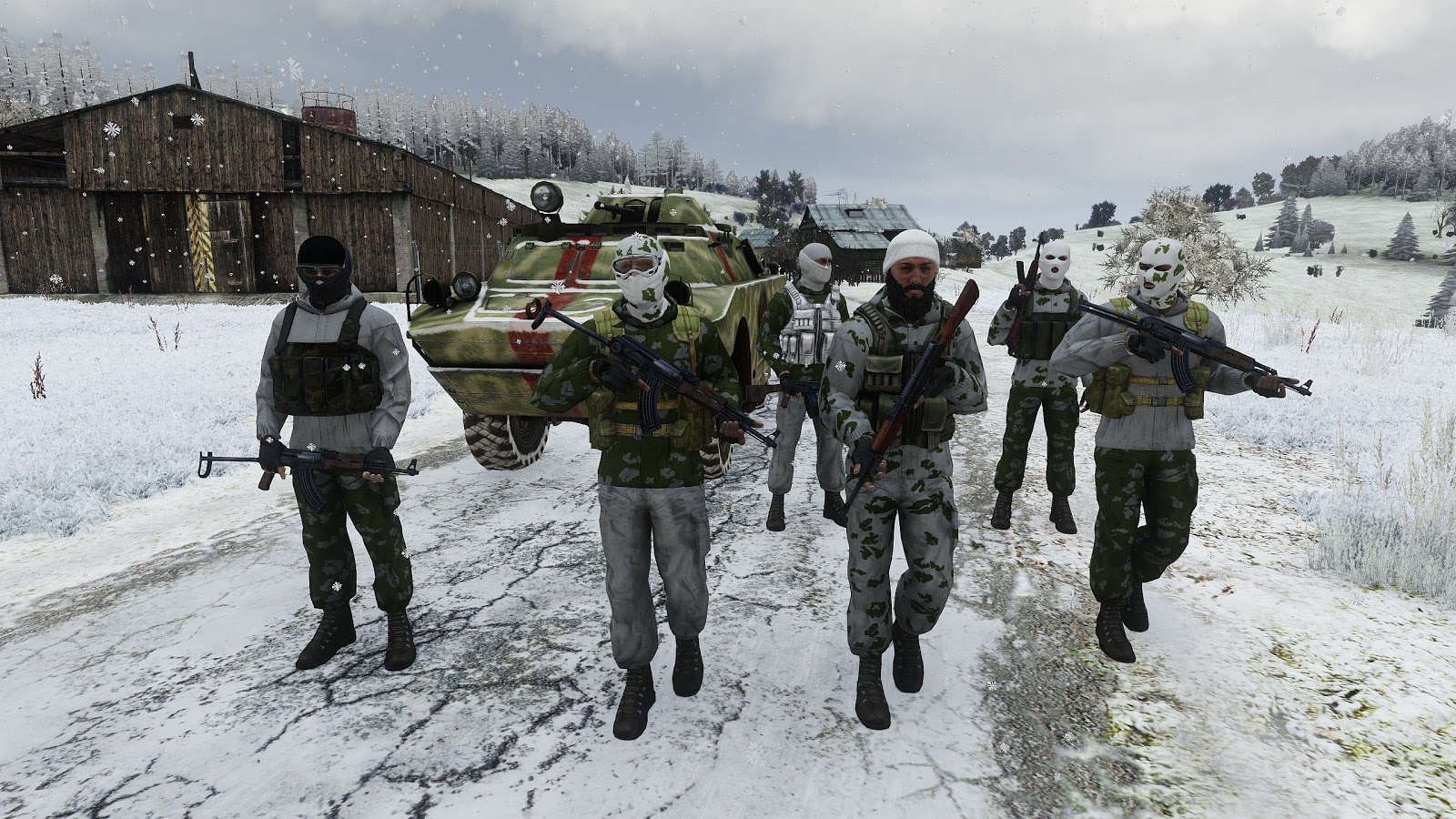 多種多様な勢力を Arma 3 へ実装する Community Factions Project MOD で冬仕様の Chedaki も ...