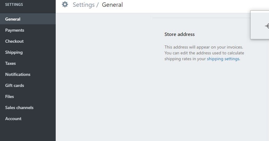 Setting up Shopify Store Settings