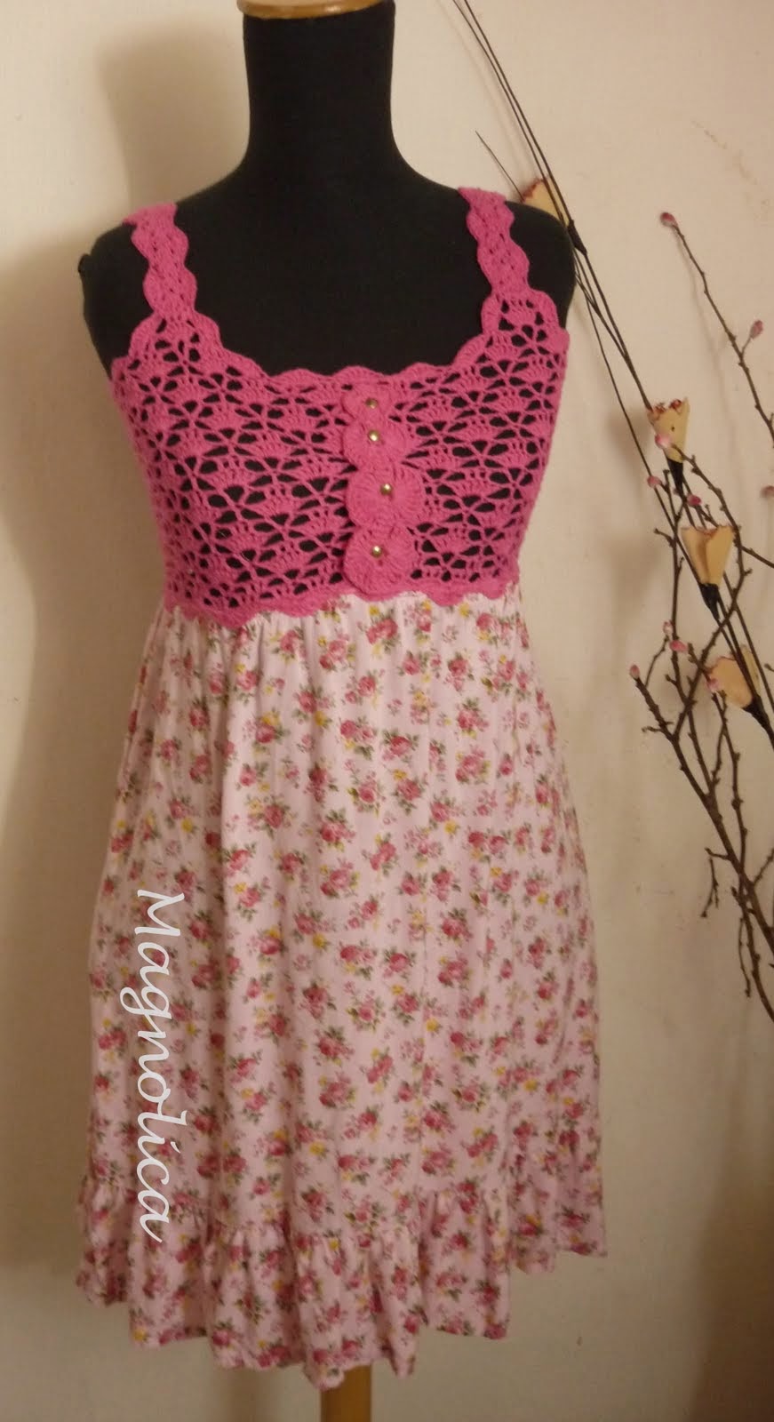 DE MIS MANOS TEJIDOS Y MAS...: Lindos modelos, combinacion tela con crochet