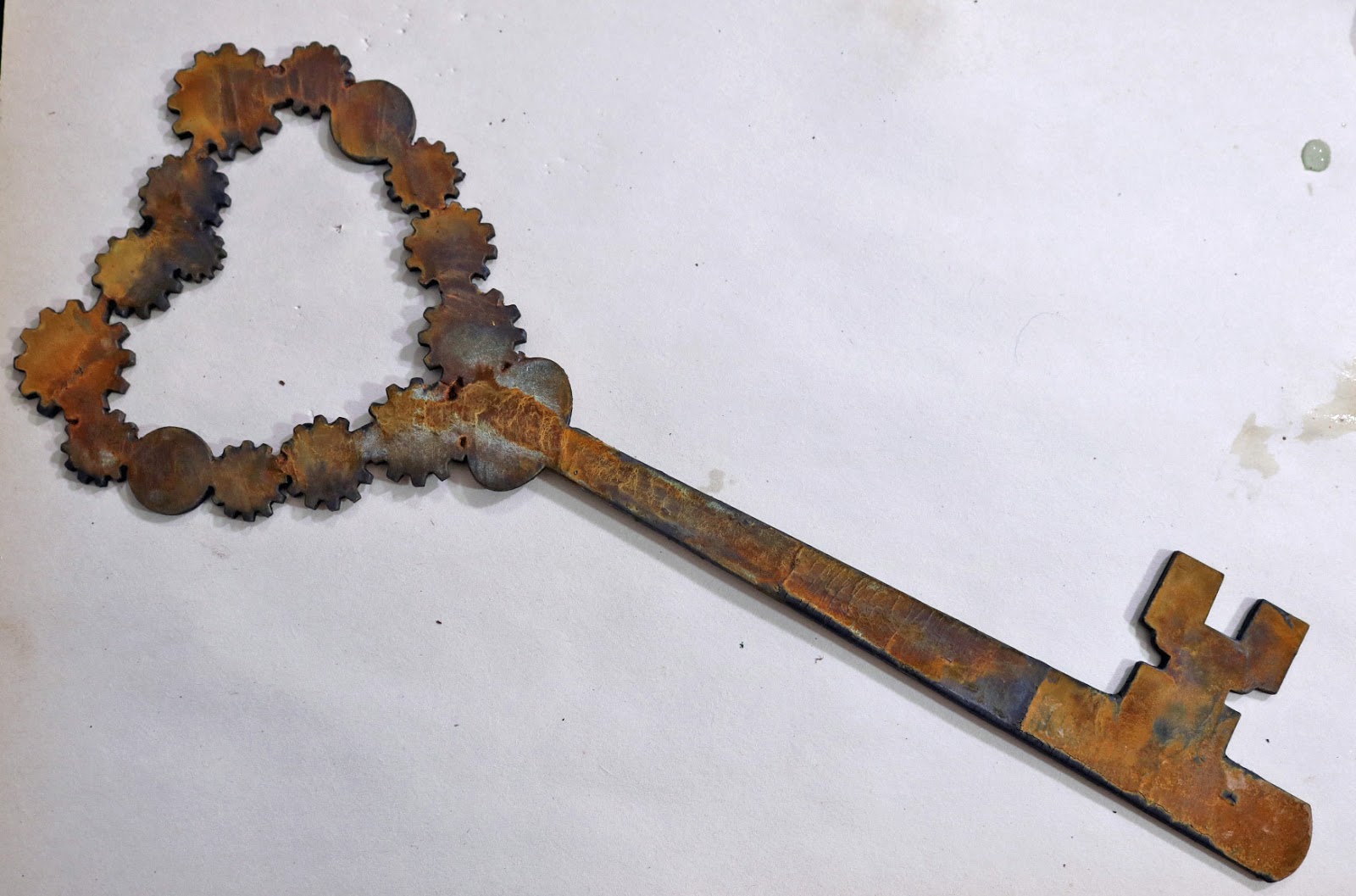 Black Hole Art Studio: Steampunk Key Wall Art with Gypsy Soul Laser Cuts