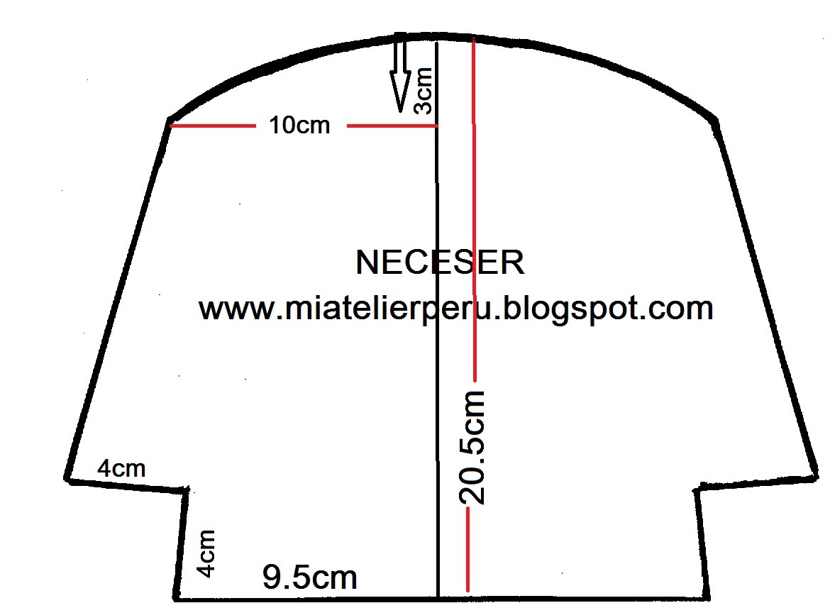 COMO HACER UN NECESER (PATRÓN GRATIS) - MI ATELIER - YouTube