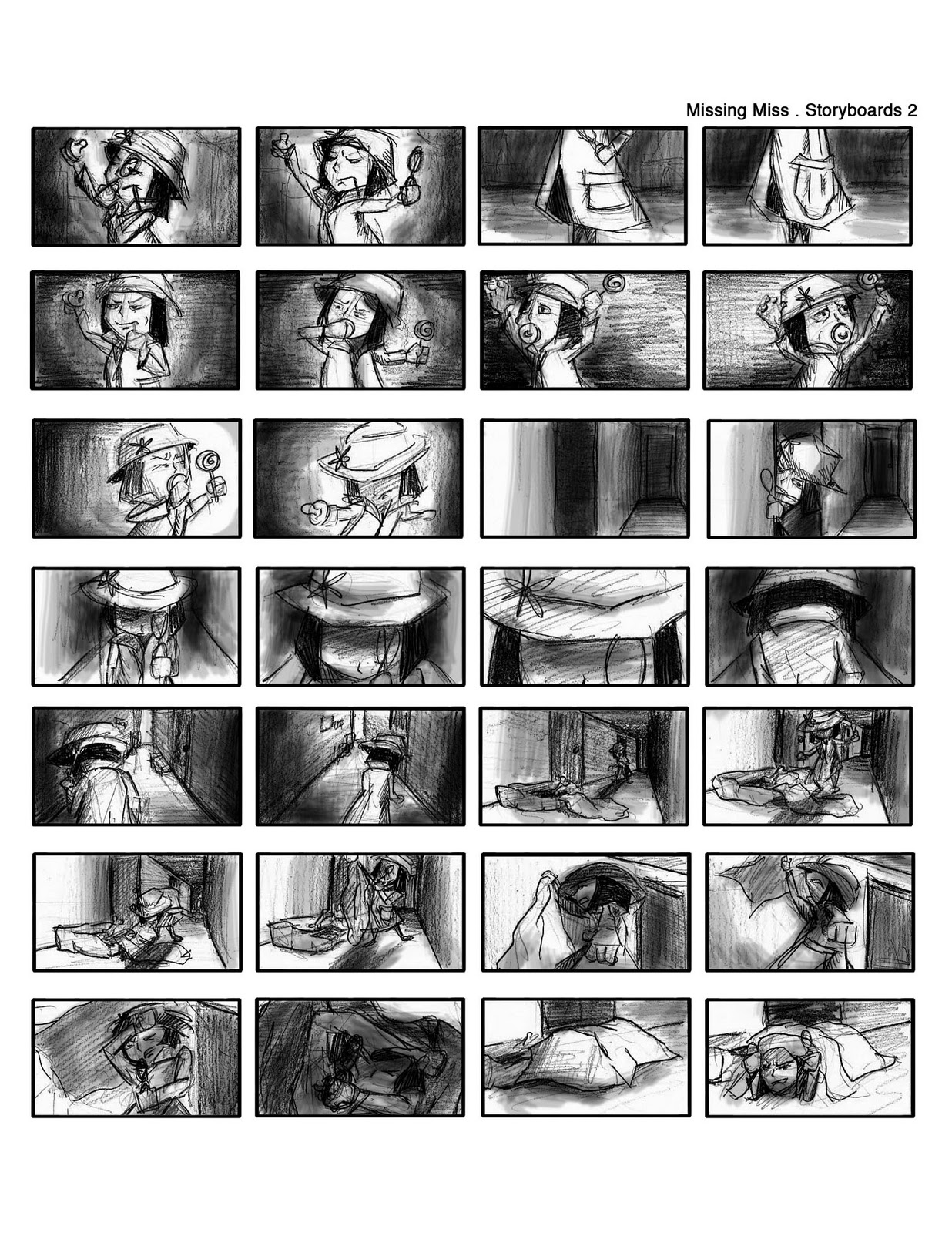 Cindy Cheng's Art Portfolio: Character Design/Storyboards