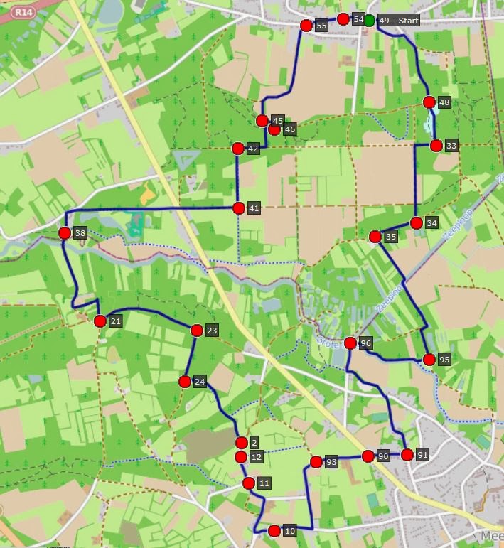 WANDELROUTES: Geel-Bel
