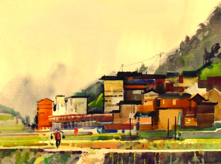 El blog de la acuarela: Stephen Quiller