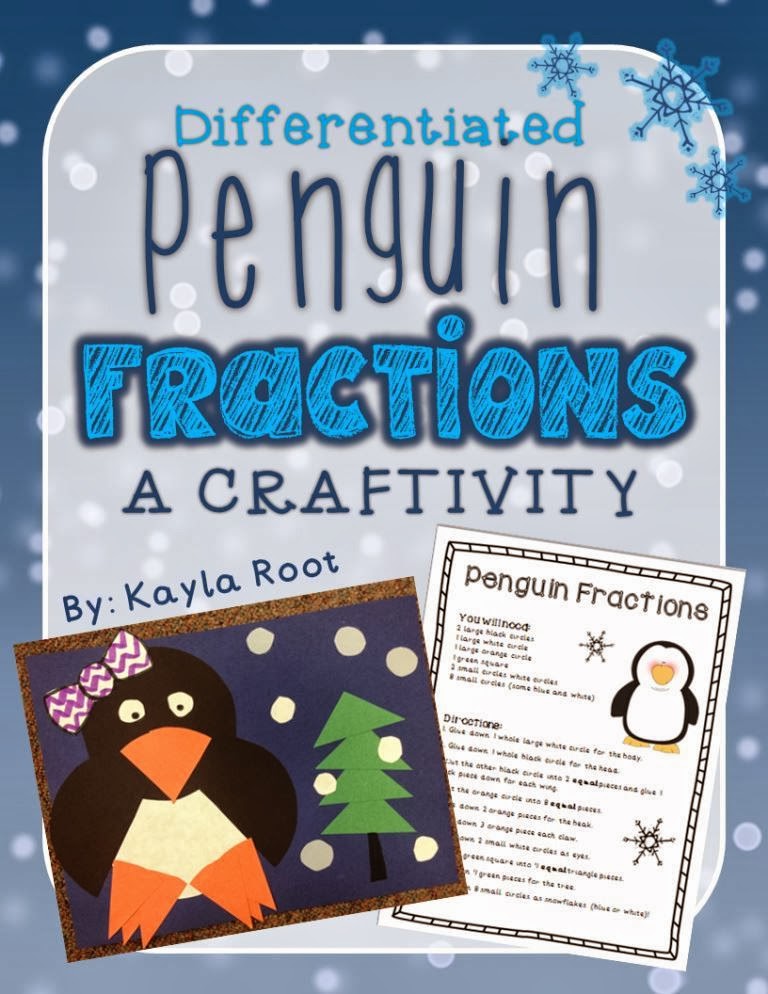 The Chalkboard Garden: Penguin Fractions