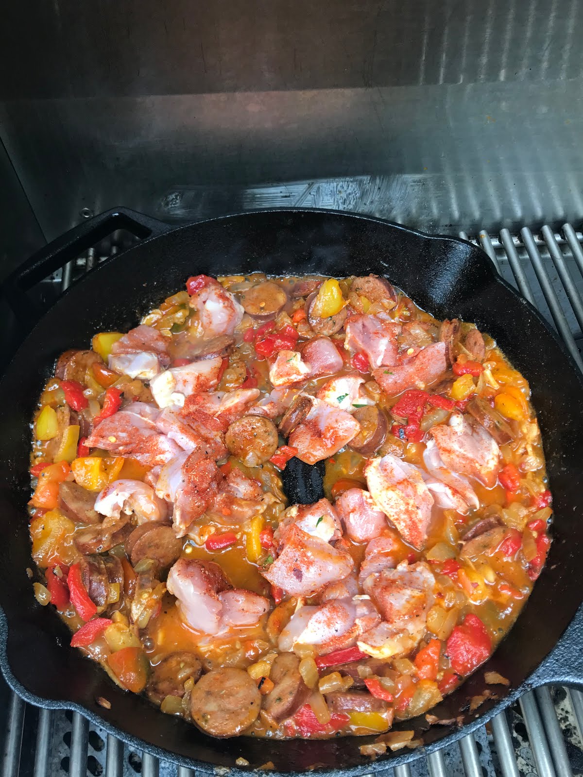 Grilled Paella