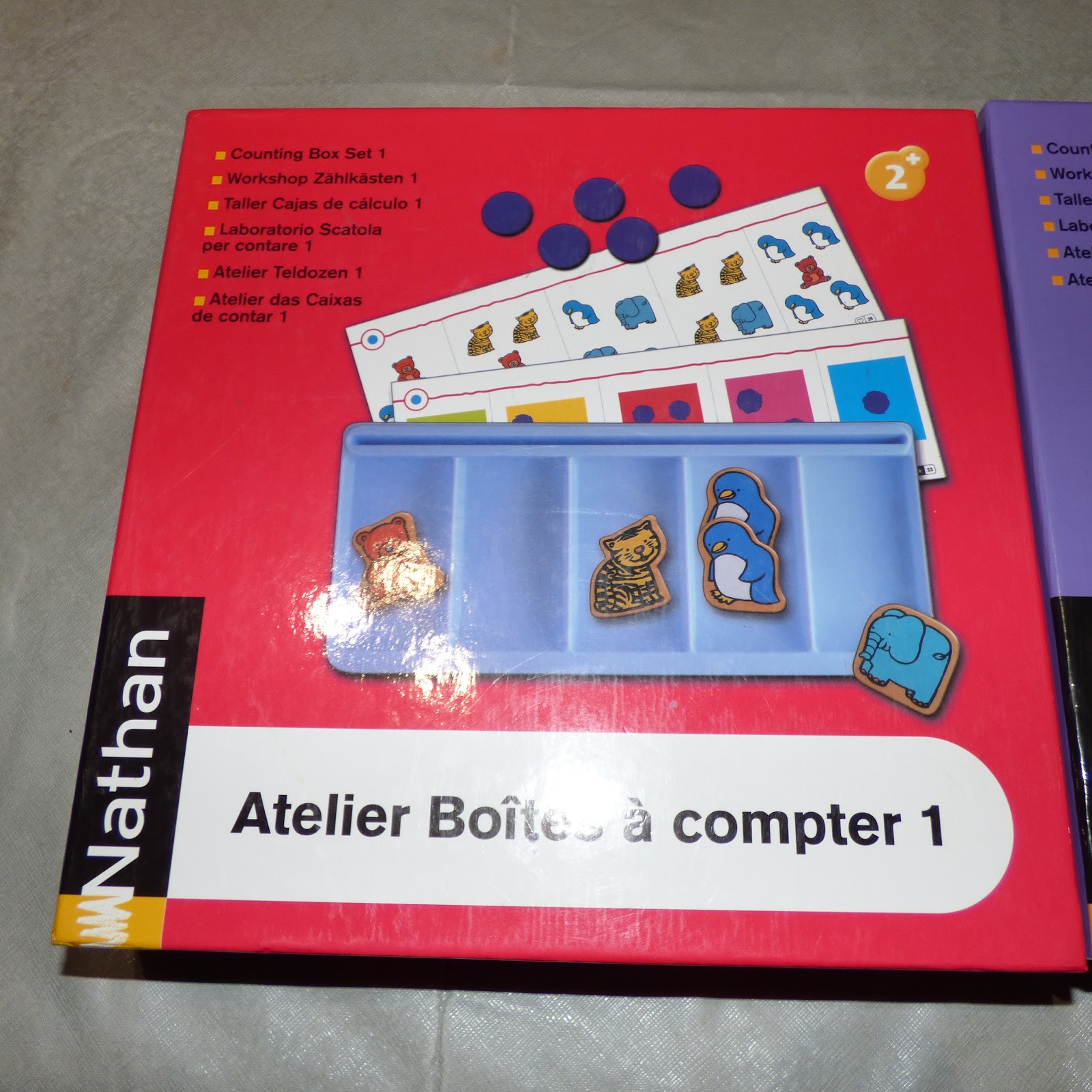 Les boîtes à compter de chez NATHAN - Petits génies en herbe