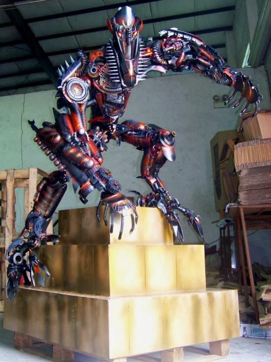 Boom: Transformers Fan Builds His Own Army of Robots