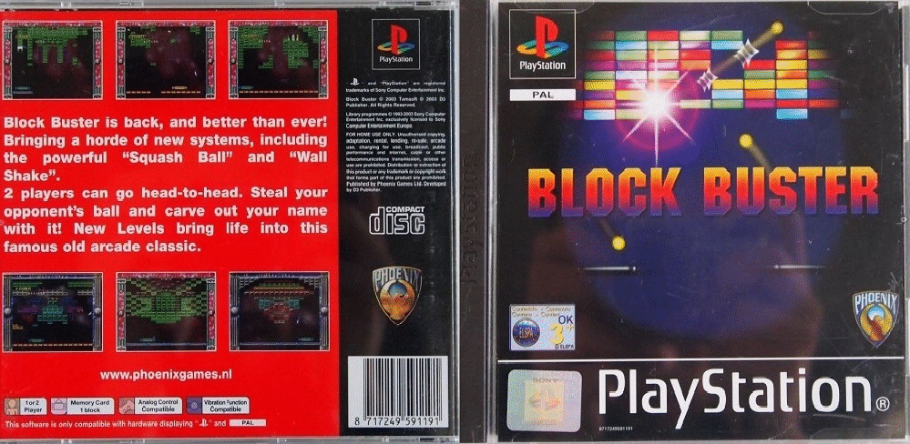 0 to Z of Playstation 1 Games - Block Buster