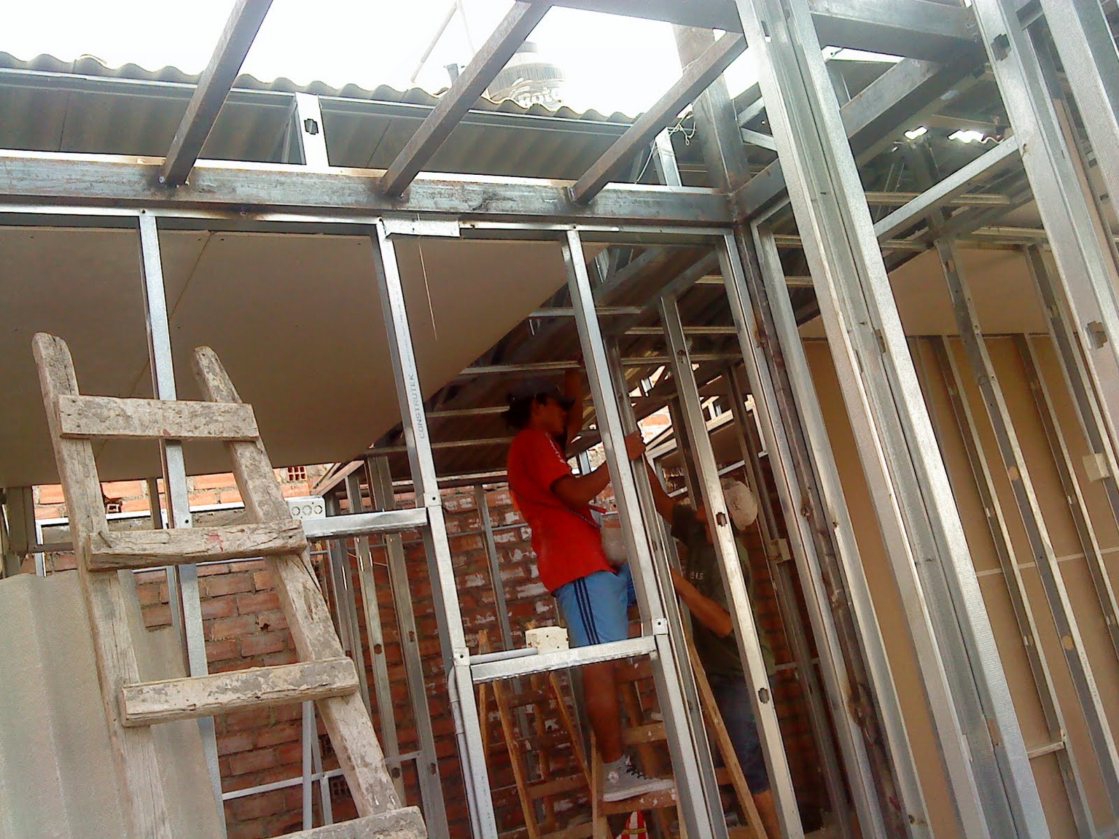 EDIFICACIONES CASAS MINIDEPARTAMENTOS DRYWALL: SMP / CASA DRYWALL AZOTEA / paredes drywall ...