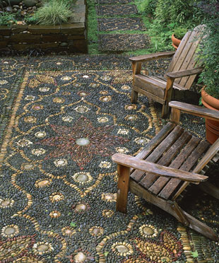 Dalliance Design | A Love Affair With Design: RIVER ROCK MOSAIC PATHS ...