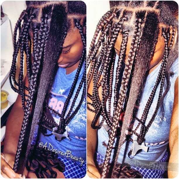My Box Braid Installation #2 | A Desired Beauty