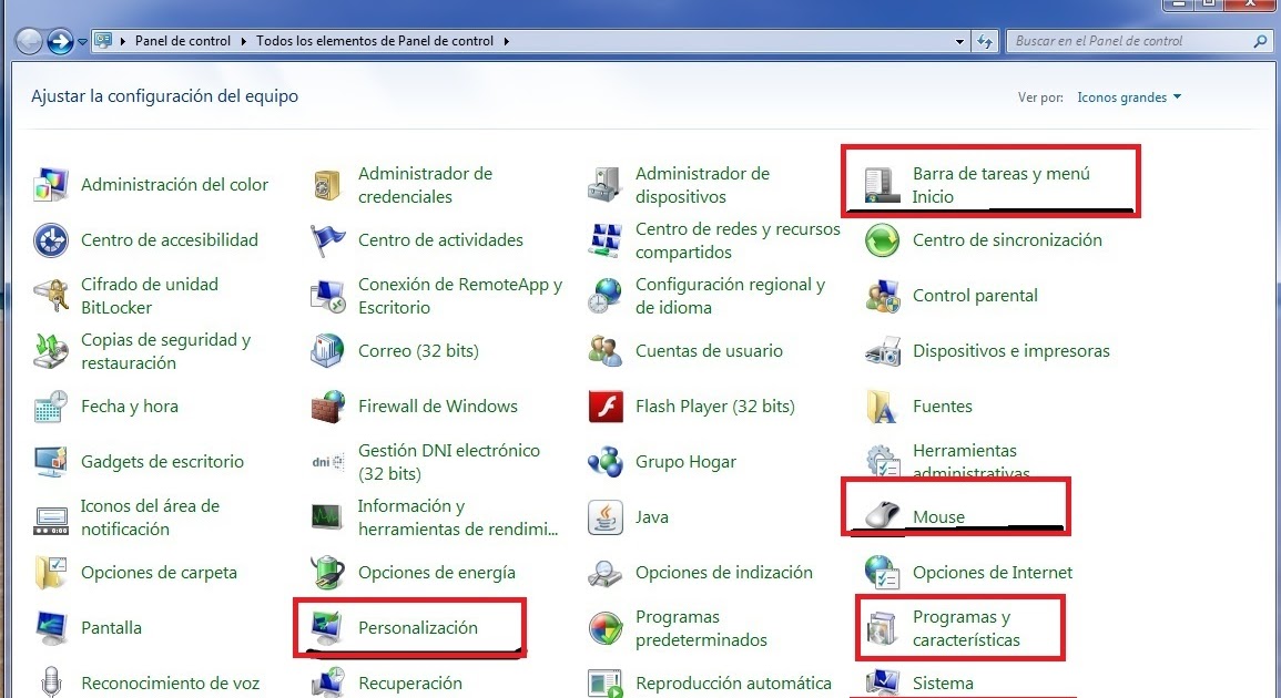 Panel De Control: Definicion